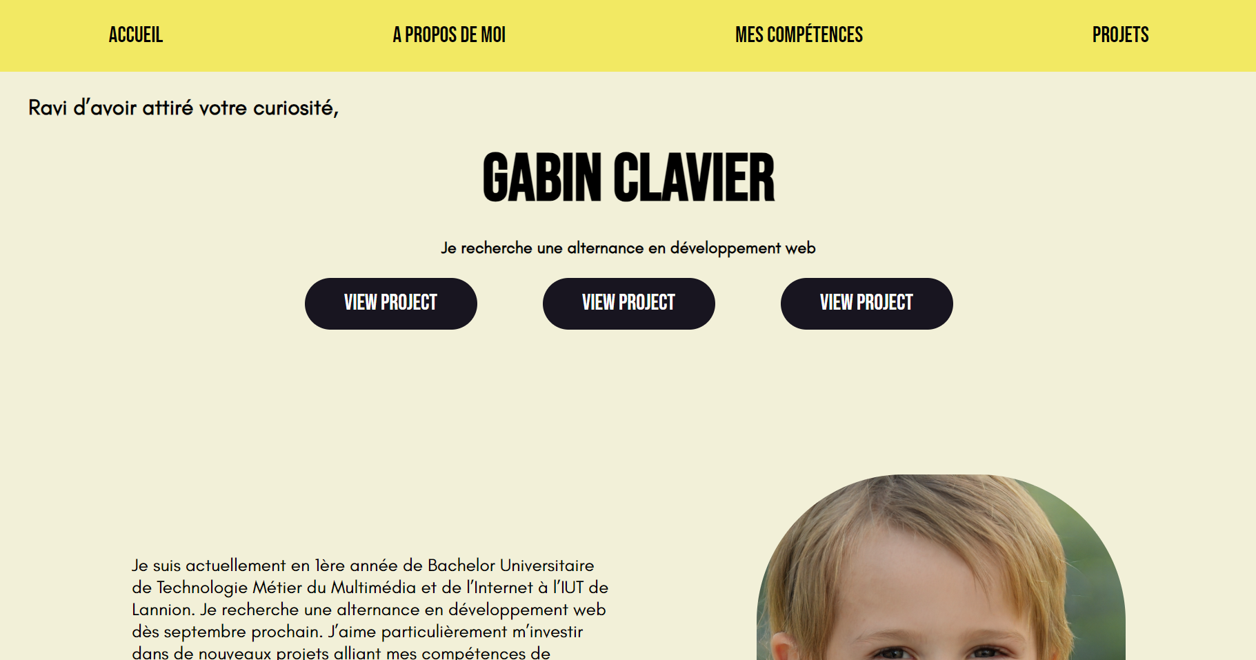Portfolio de Gabin Clavier
